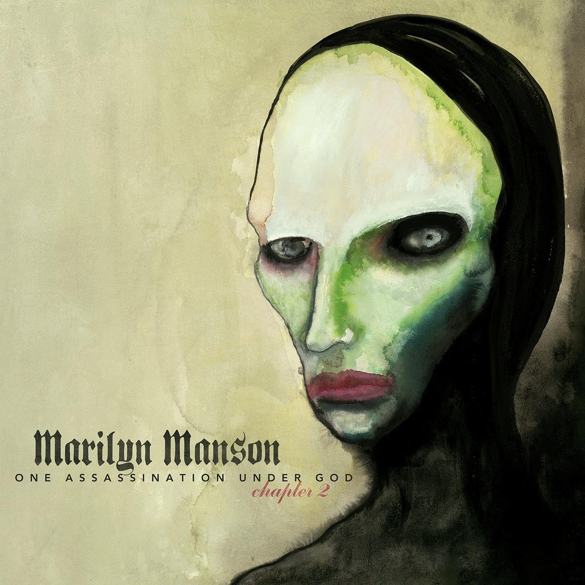 Виниловая пластинка Marilyn Manson. One Assassination Under God - Chapter 2. Green/Blue Marbled (LP)