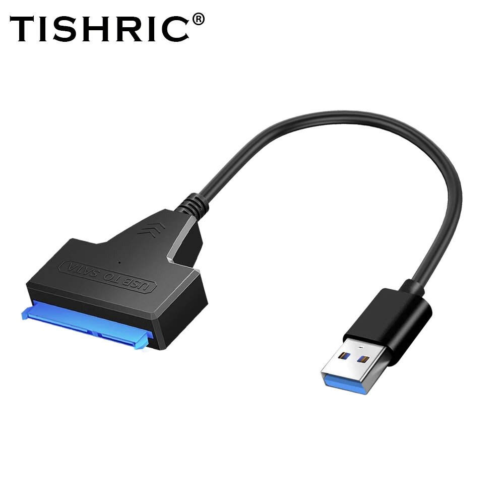 Кабель-адаптер TISHRIC USB 3.0 Type-C/Type-C/USB 3.0 SATA USB 3.0