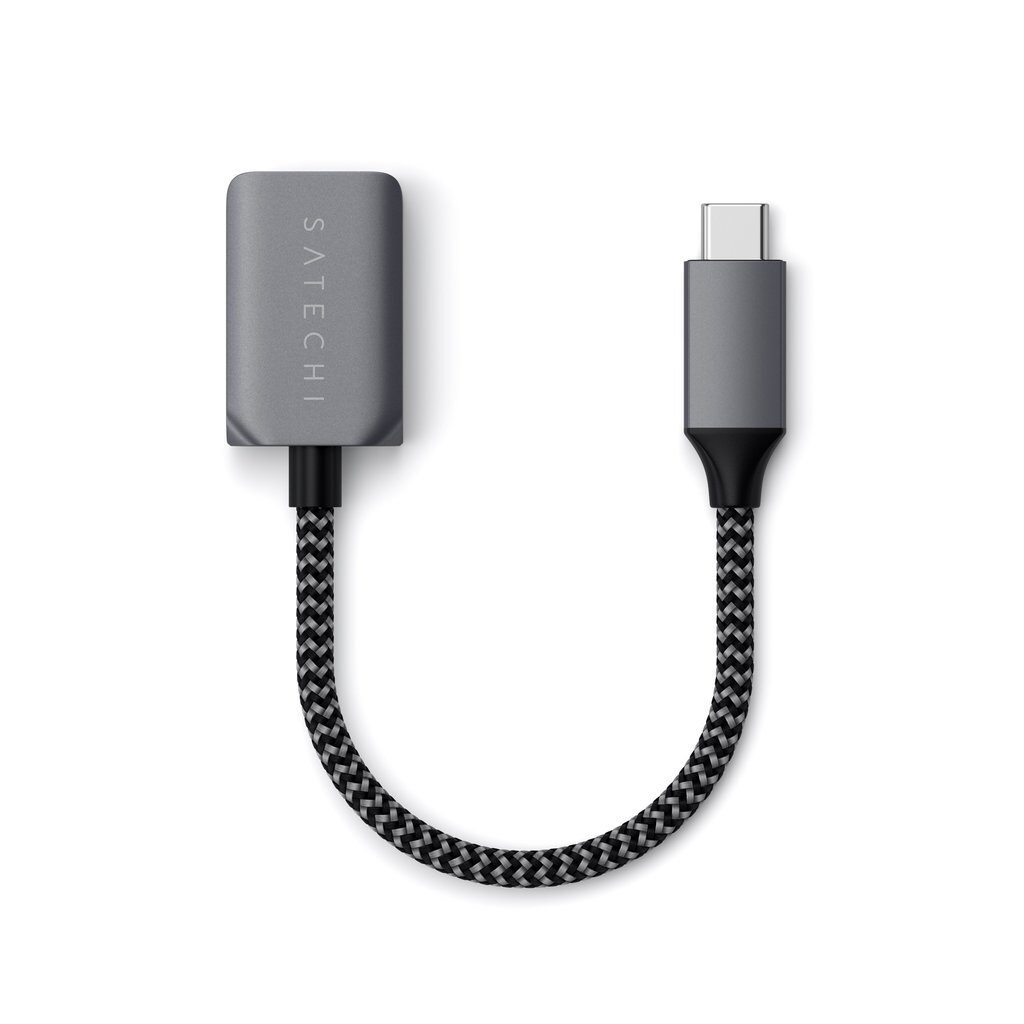 Кабель-адаптер Satechi USB-C to USB 3.0. ST-UCATCM. Цвет: серый космос.