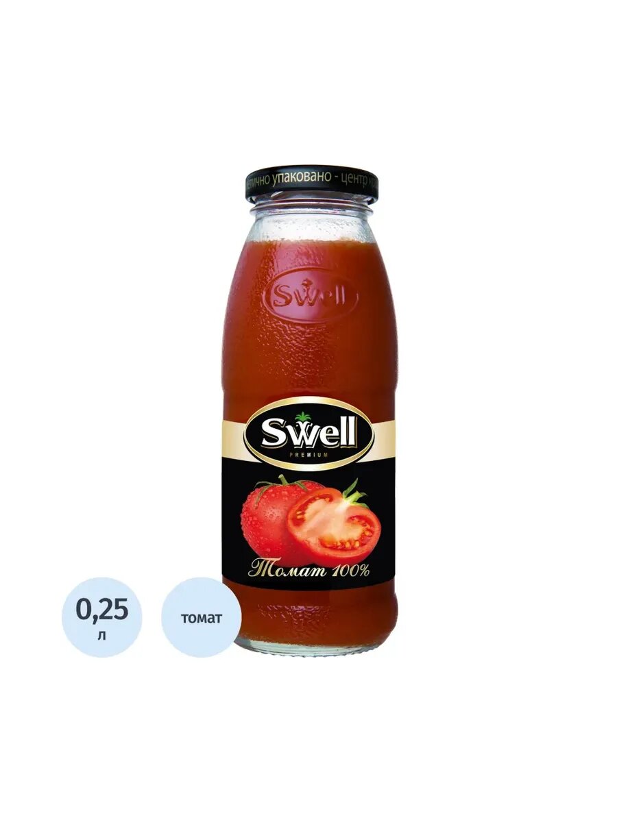 Сок SWELL томатный 0.25 л