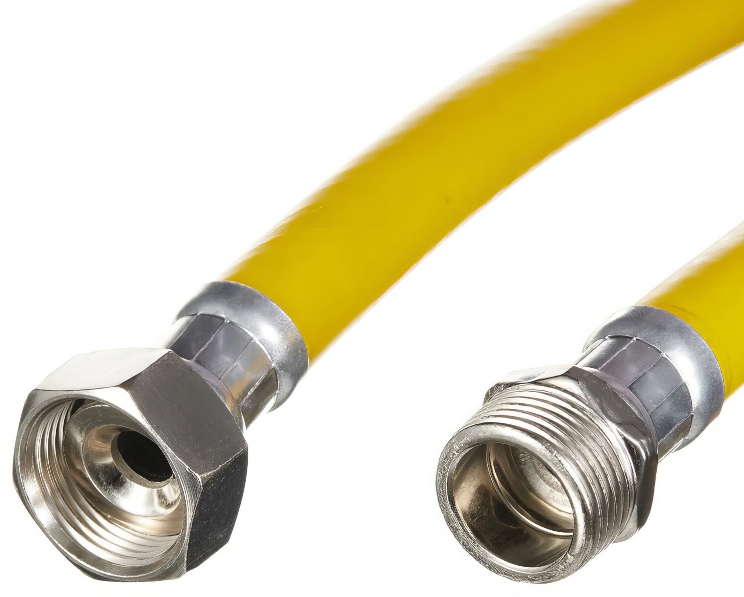 Шланг для газа ПВХ армированный Elka 3/4 НР(ш) х 3/4 ВР(г) 40 см желтый
