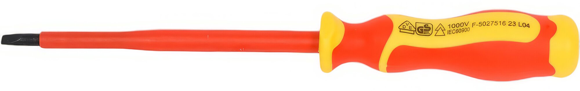 Шлицевая отвертка NEO Tools 1.0 x 5.5 x 125 мм, 1000 В 04-133