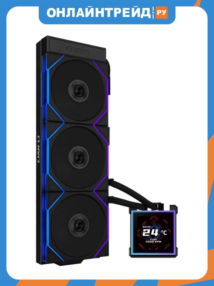 СВО для процессора Lian LI HydroShift II LCD-S 360TL Black (G89. GHS2LCDS36TFB. R0) (GHS2LCDS36TFB)