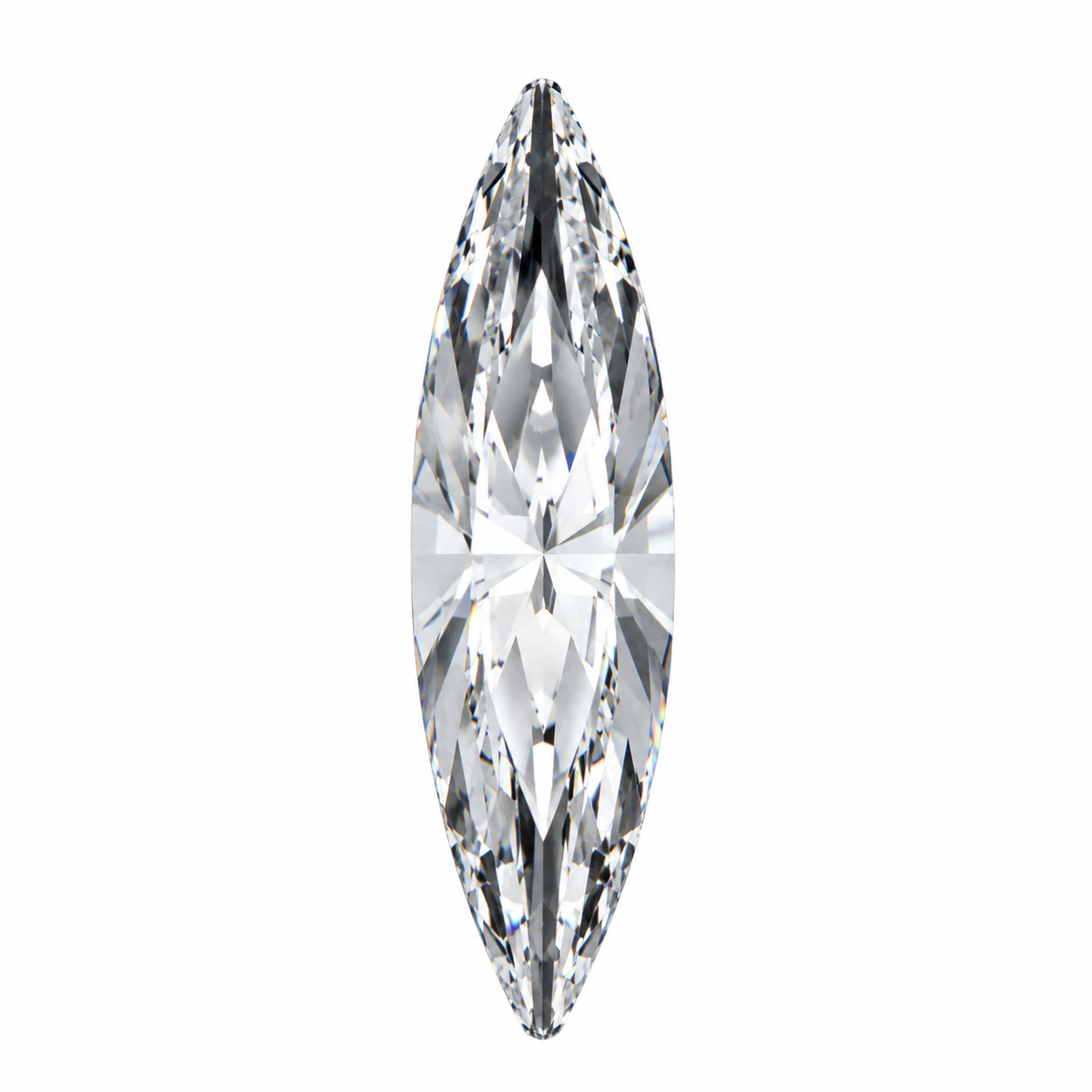 Фианит маркиз, удлиненный crystal 11х3 10шт (для дизайна, инкрустации и рукоделия)