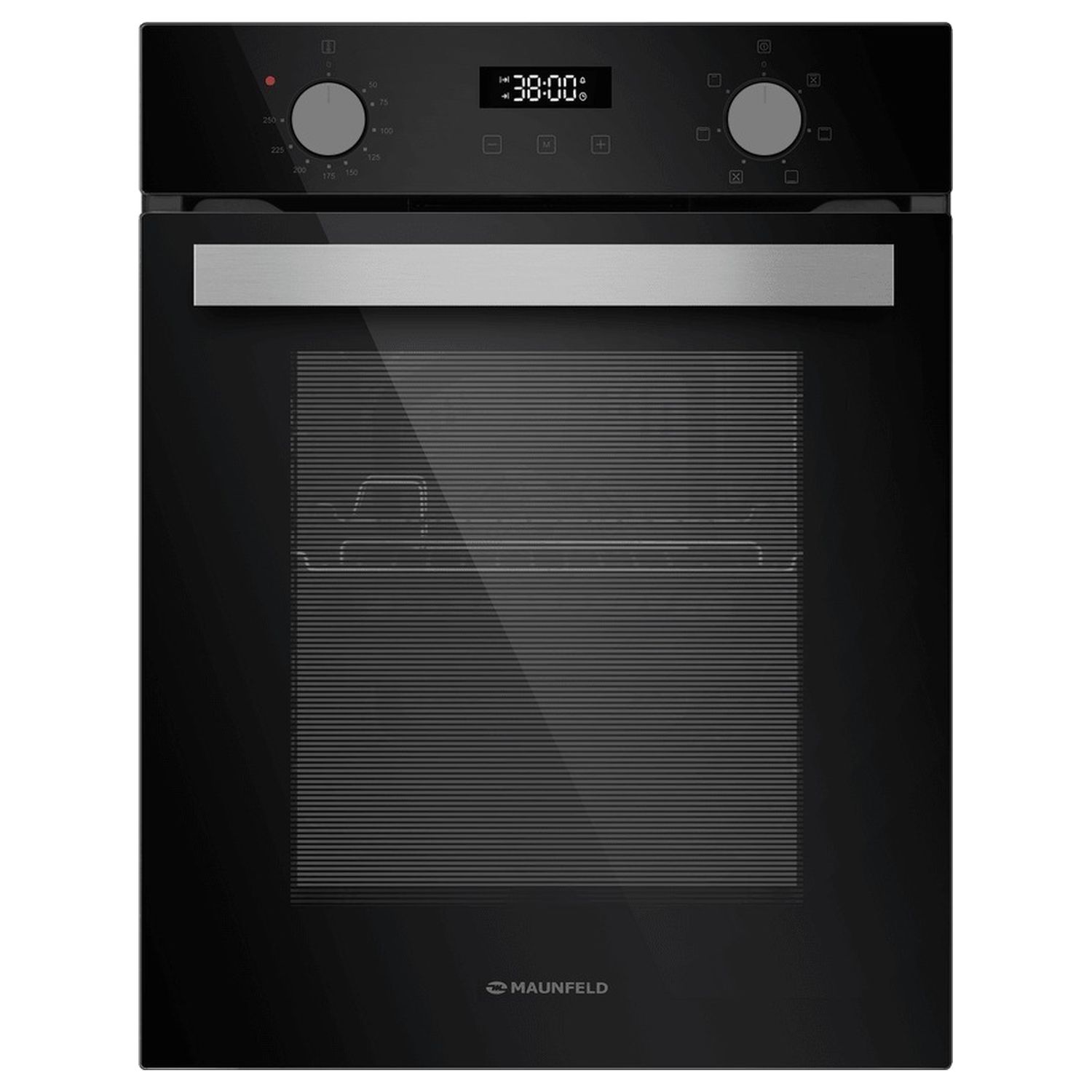 Электрический духовой шкаф MAUNFELD EOEM516PB, 45 см, 51 л, черный
