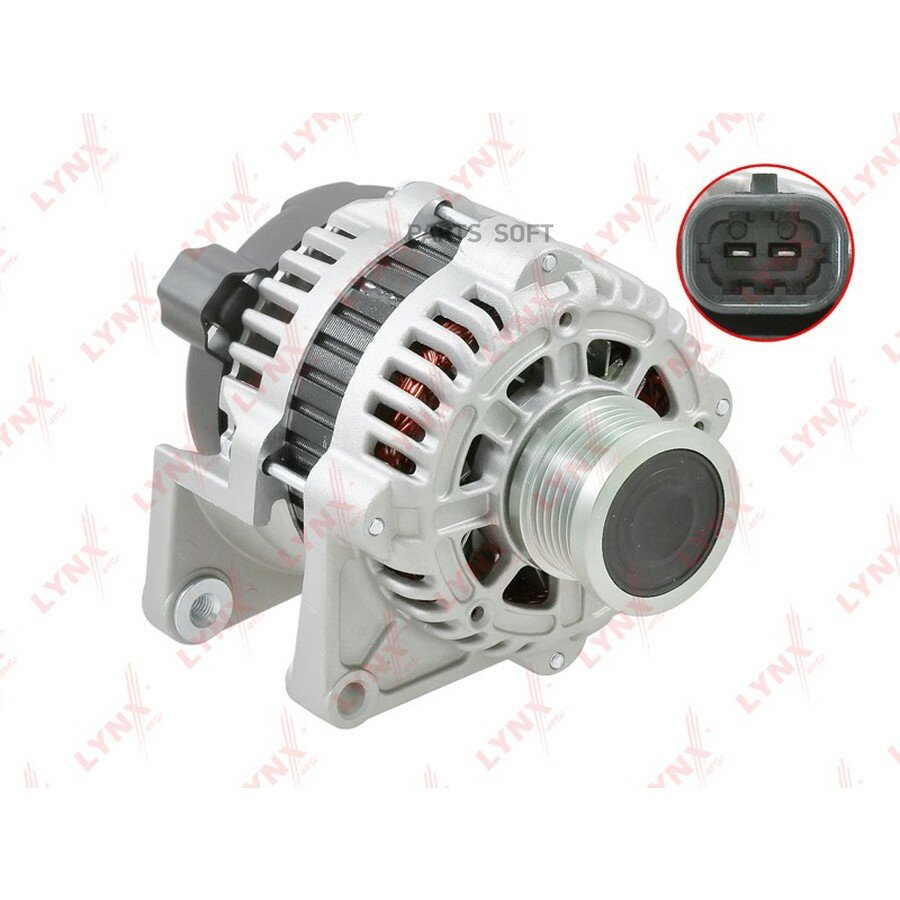 Генератор 100A CHEVROLET Aveo 1.6, Cruze 1.6-1.8, OPEL Astra J 1.6-1.8, Insignia A 1.6-1.8, Zafira C 1.6 11> (100A) от официального дистрибьютора, LYNXAUTO, артикул EA1299