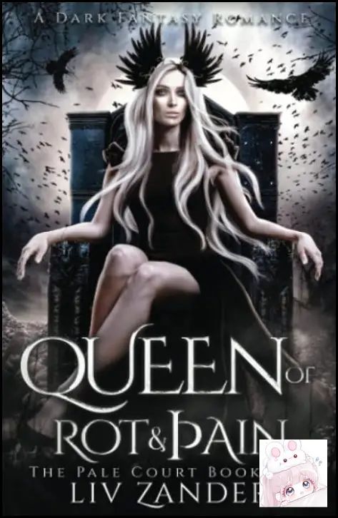 Queen of Rot & Pain by Liv Zander, Dark Fantasy Romance Paperback, The Pale Court Book Two