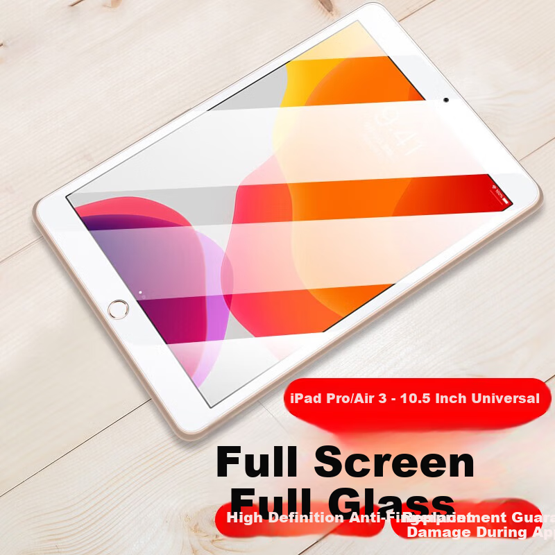 Jiangming 10,5-дюймовый защитный стеклянный экран для iPad Pro 2019 и iPad Air 3 с полным покрытием
