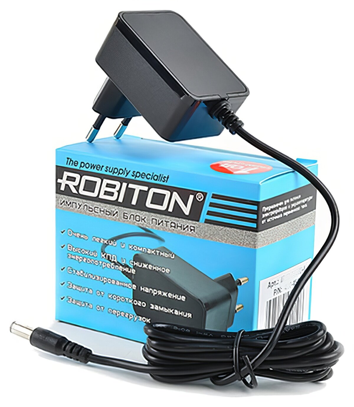 Адаптер/блок питания Robiton IR6-500S 5,5x2,5/12 (+) 14930