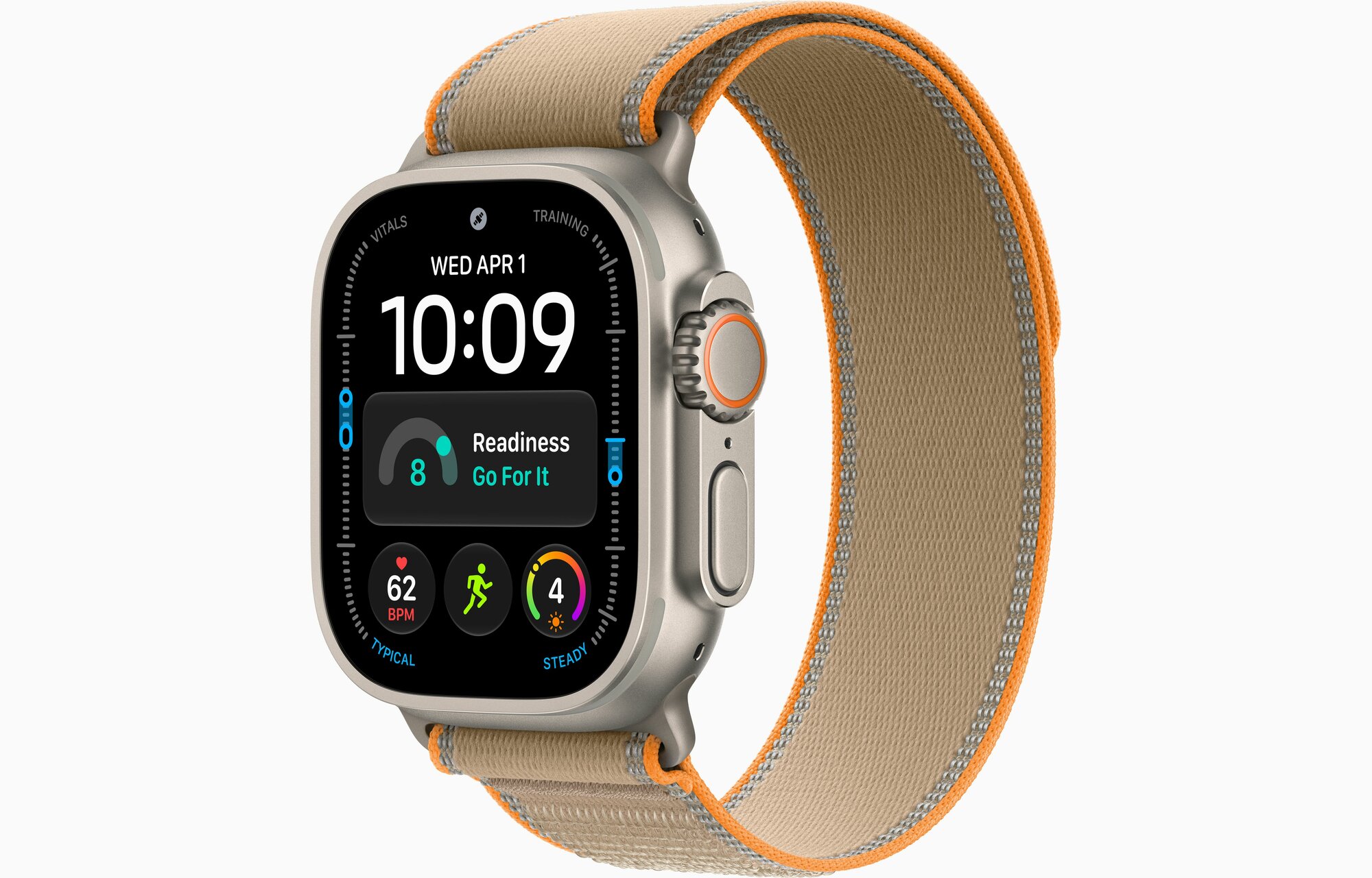Умные часы Apple Watch Ultra 4 GPS + Cellular, 49мм Natural Titanium Case with Sand Trail Loop - M/L
