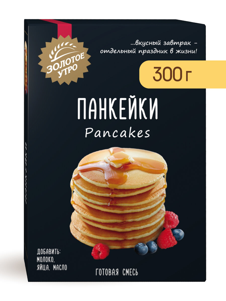 Мучная смесь для приготовления "Панкейки" Золотое Утро, 300 г