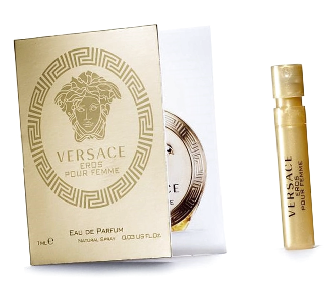 Парфюмерная вода Versace Eros Pour Femme мини 1 / Сэмпл аромата Версаче Эрос Пур Фам / Пробник оригинального парфюма