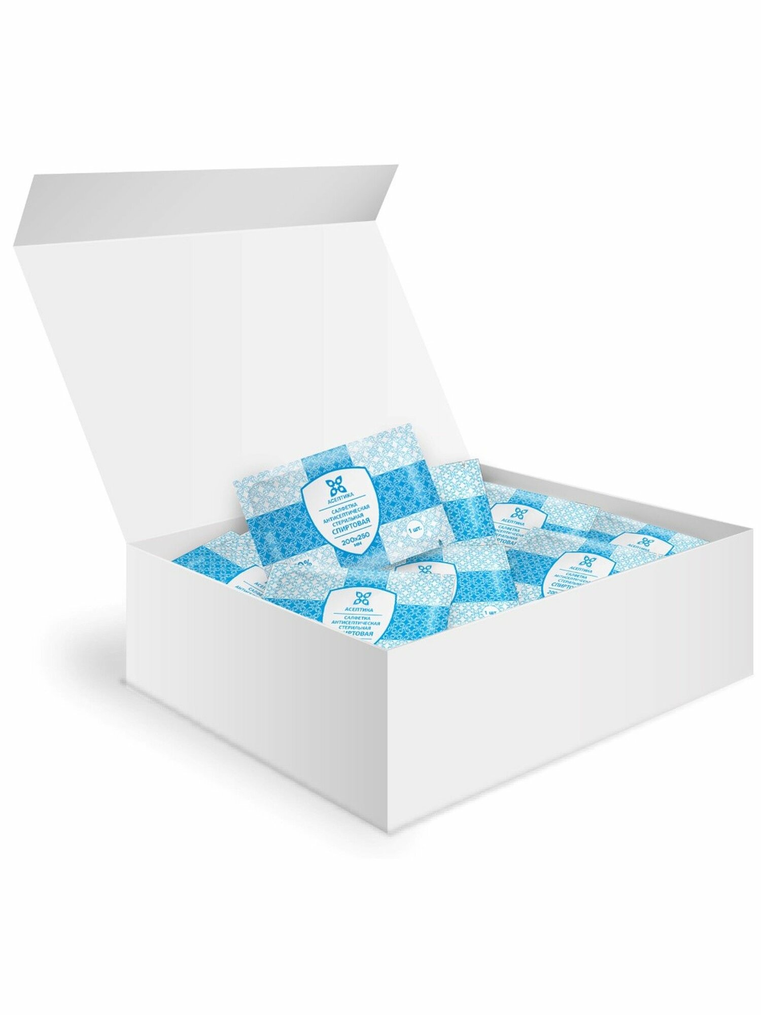 Салфетка антисептическая Асептика 2x2,5см №60