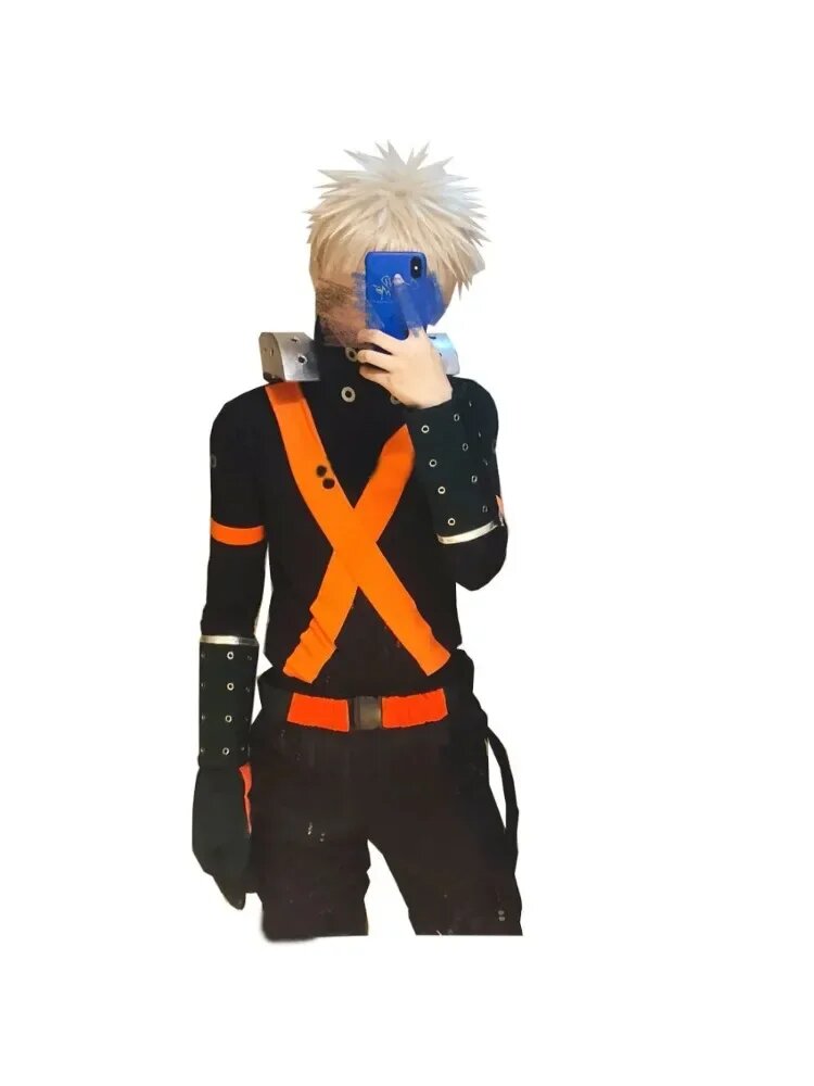 Косплей костюм Katsuki Bakugou габардин XXL, Full Set, Male