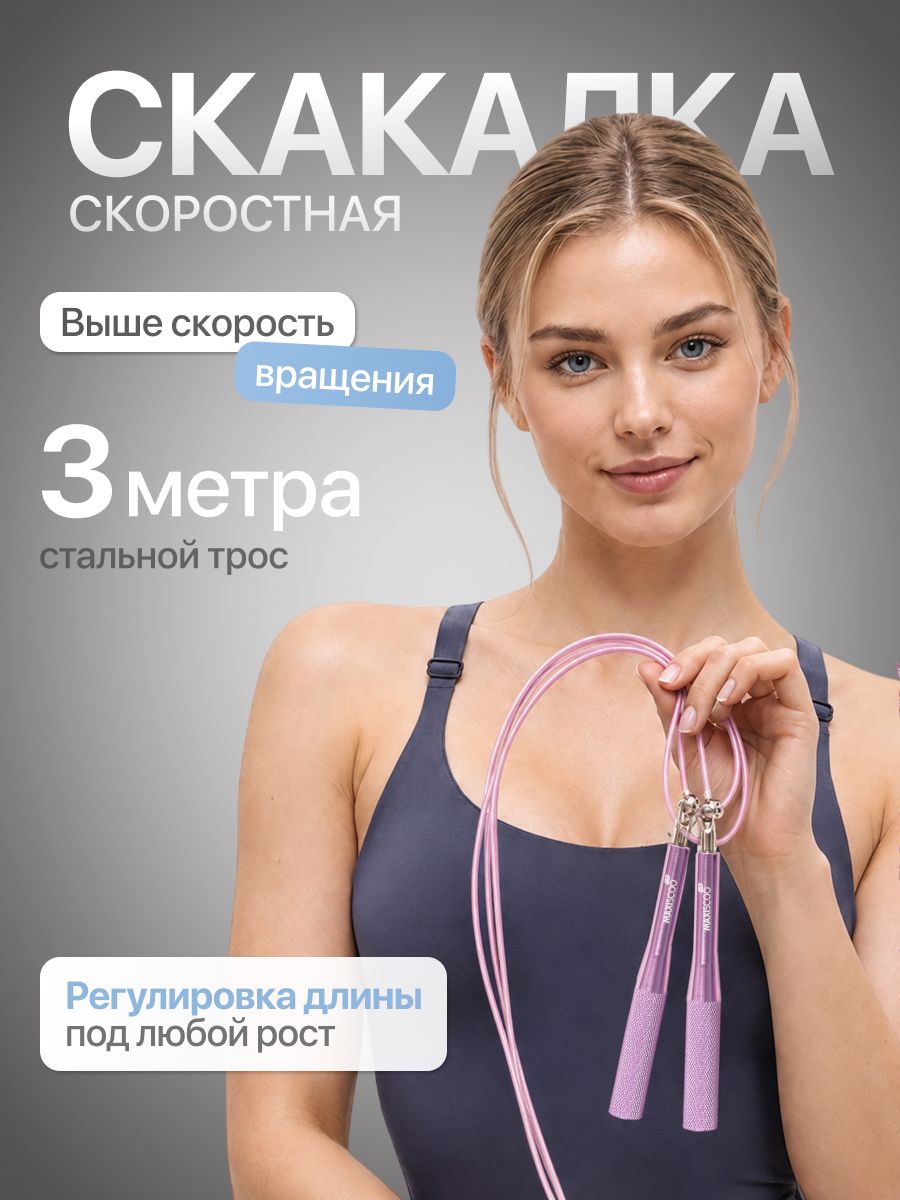 Скоростная скакалка MAXISCOO FIT
