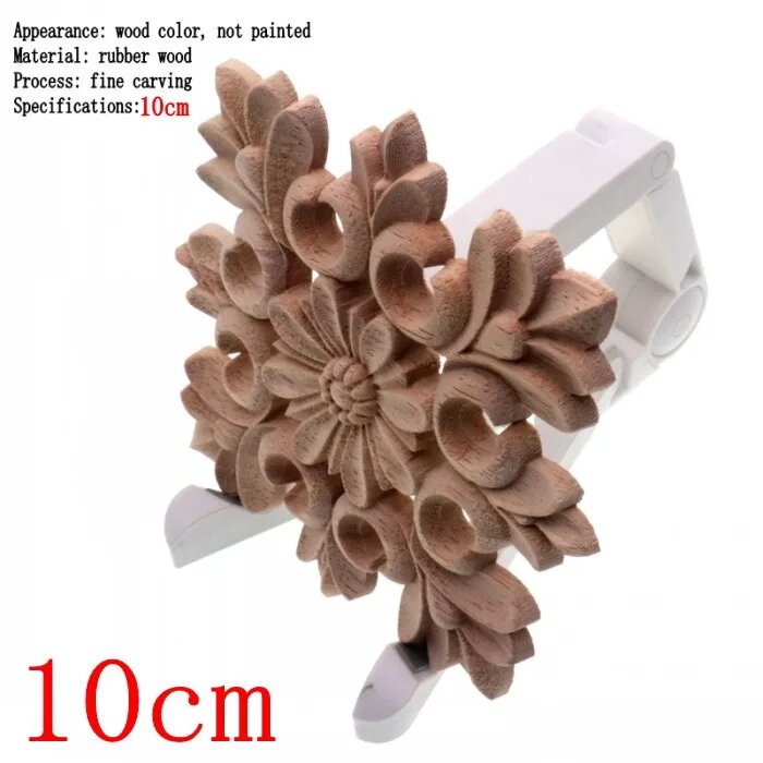RUNBAZEF Винтажная деревянная рамка для декора 1PC, 10cm