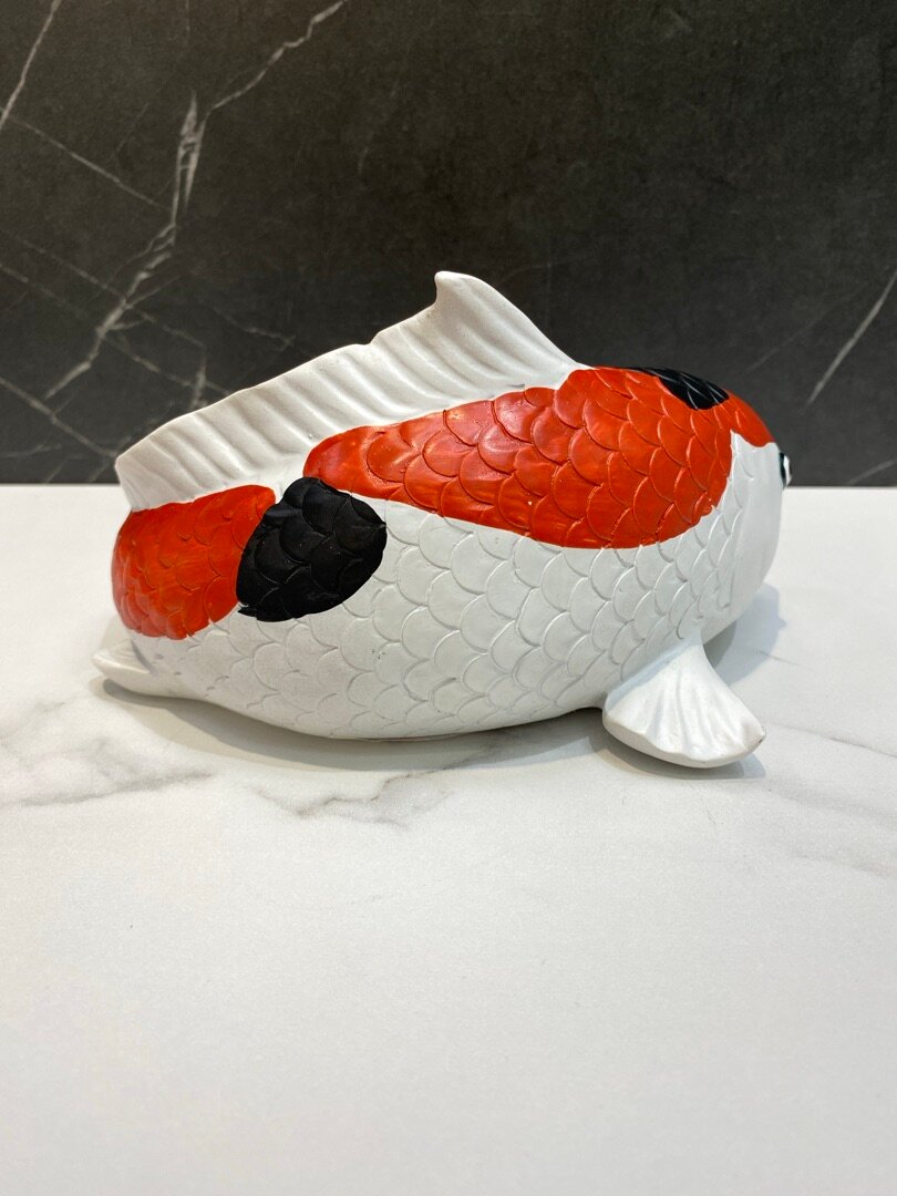 Декор настенный WERNER VOSS FISH KOI red/white 53759 205х140х155h