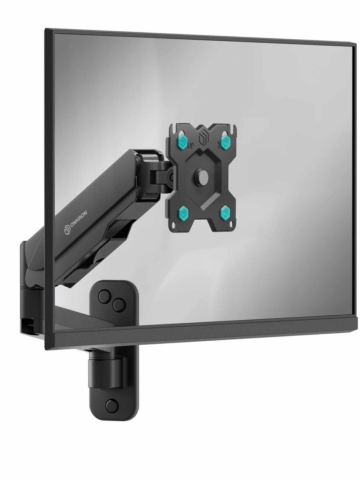 Кронштейн для телевизора настенный 13"-34" ONKRON G150 наклонно-поворотный / кронштейн для монитора, до 8 кг, чёрный