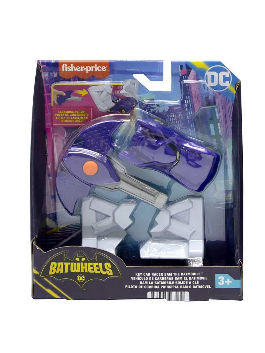 Игровой набор Fisher Price Batwheels DC Key Car Black