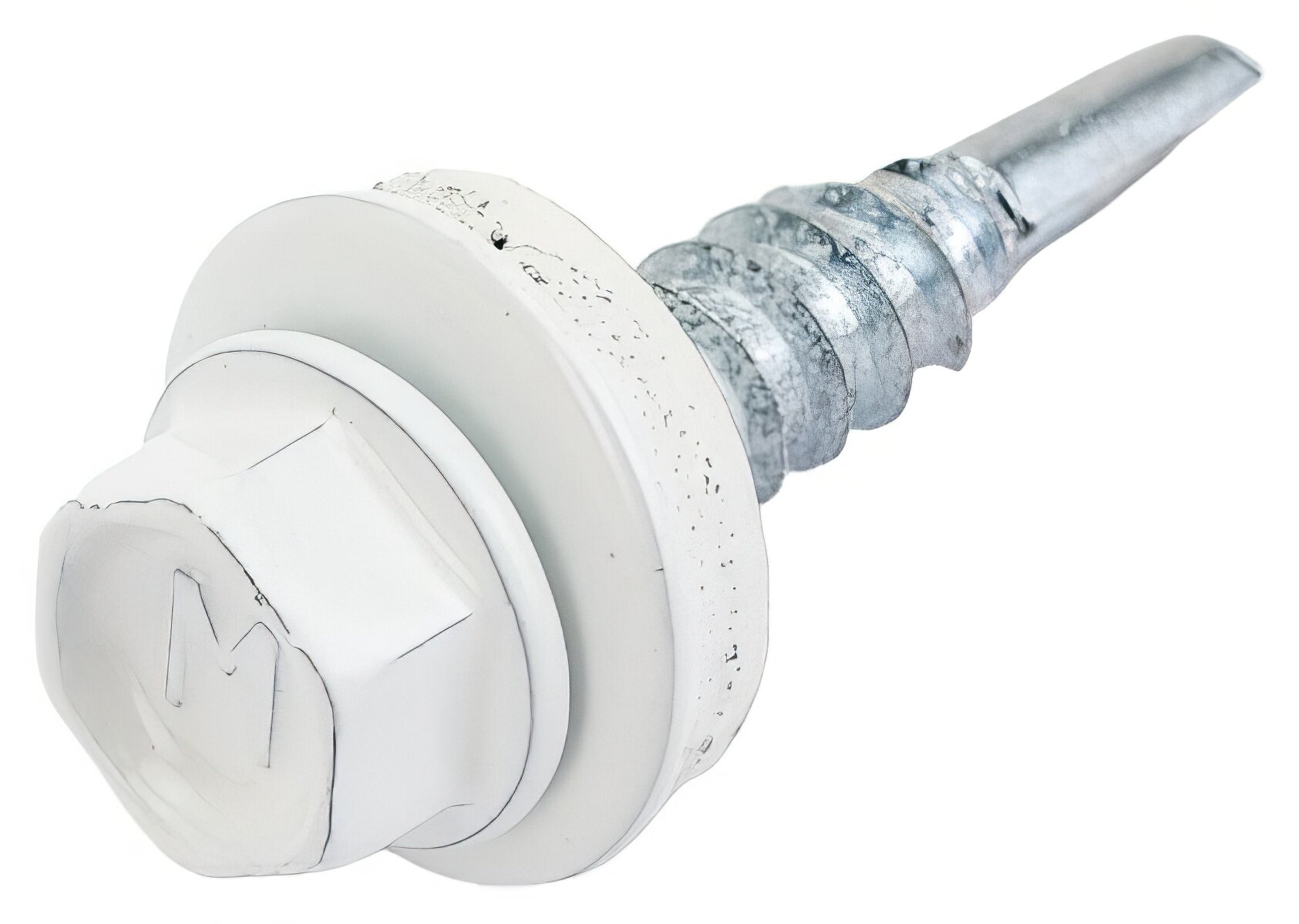 Кровельный саморез Daxmer 5,5x25 RAL 9003, сверло №3, 250 шт. 00000304314