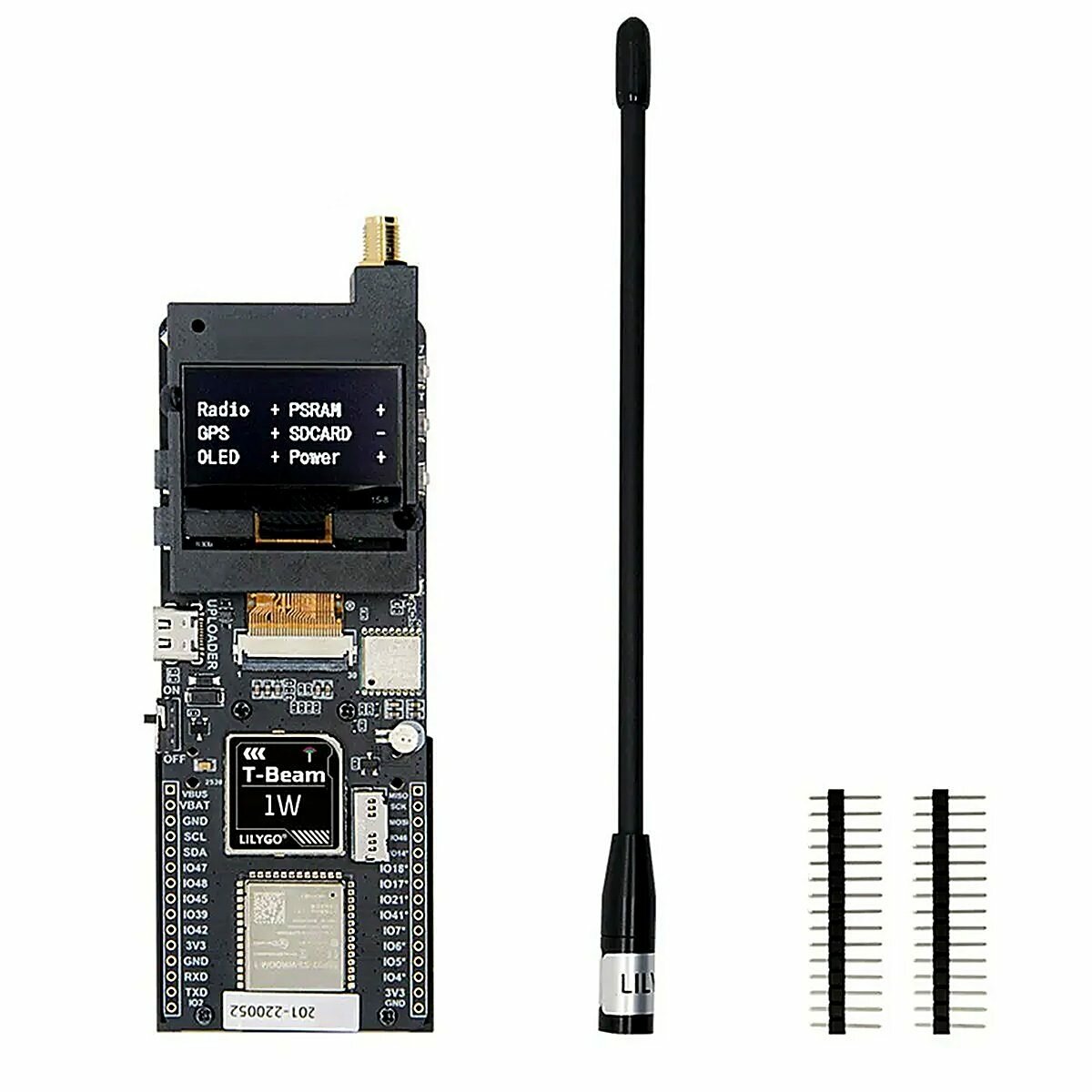 Модуль T-BEAM 1W -, плата Разработки SSX1262, OLED-Дисплей, GPS 868 МГц