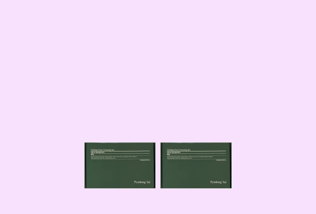 Мыло для лица Pyunkang Yul "Calming Deep Cleansing", для умывания, 2шт