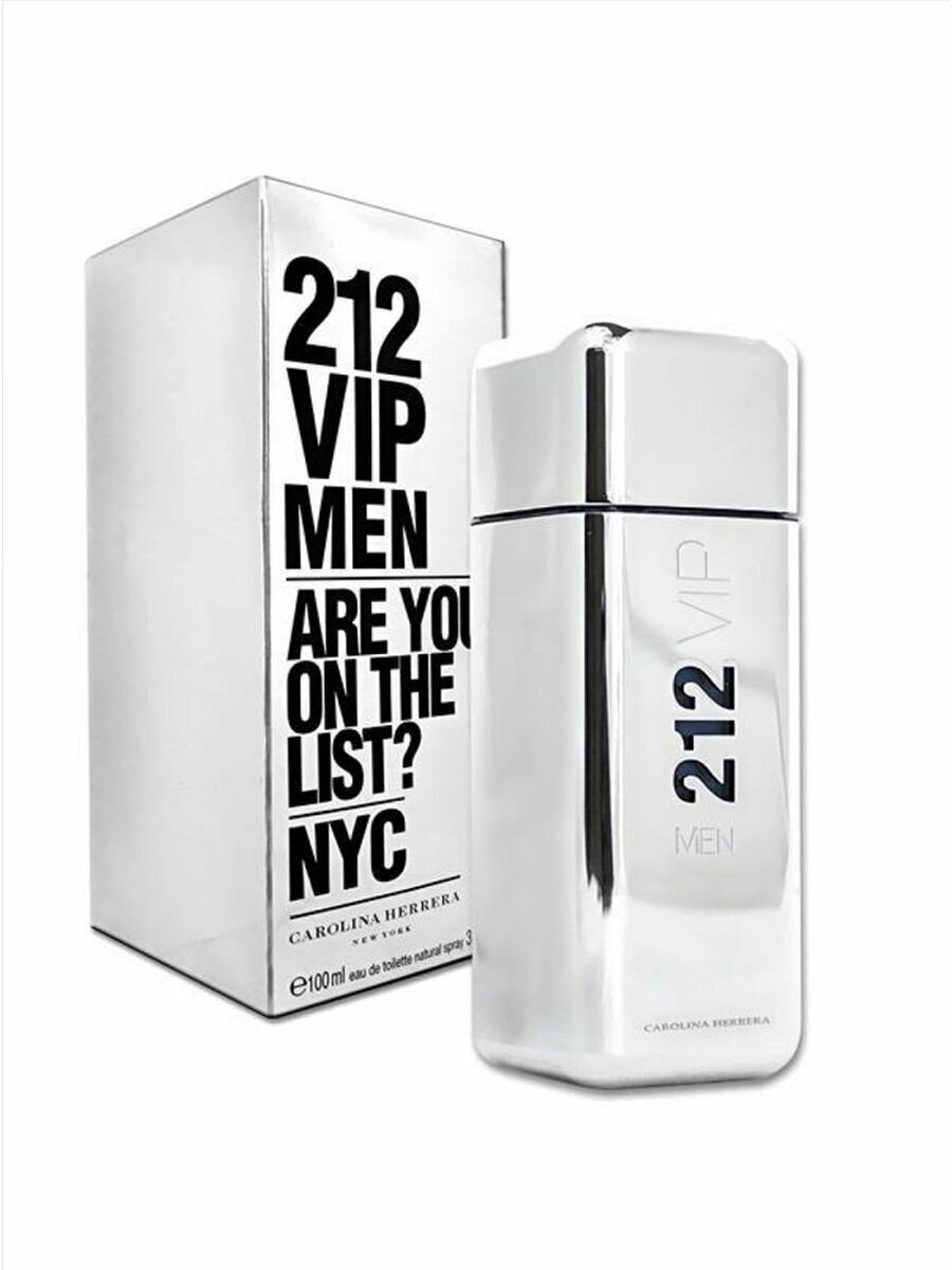 Туалетная вода CAROLINA HERRERA 212 VIP MEN, мужской аромат, группа восточные древесные