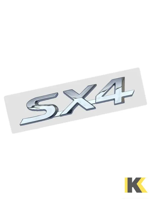 Для логотипа SUZUKI SX4 logo, эмблемы заднего багажника, английского буквенного значка, наклейки на заднюю сторону автомобиля
