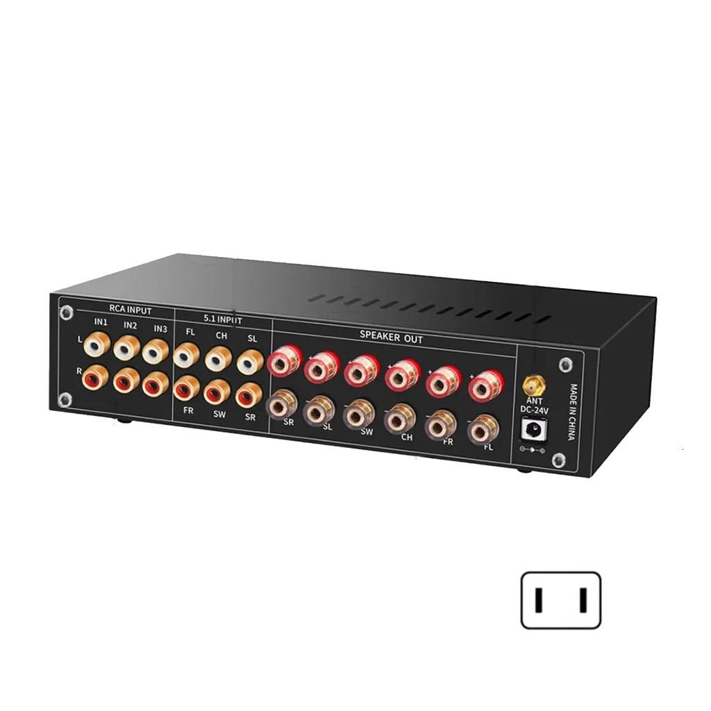 PA510 5.1 канал усилитель мощности Bluetooth -Compatible Digital Set, Штепсельная Вилка США