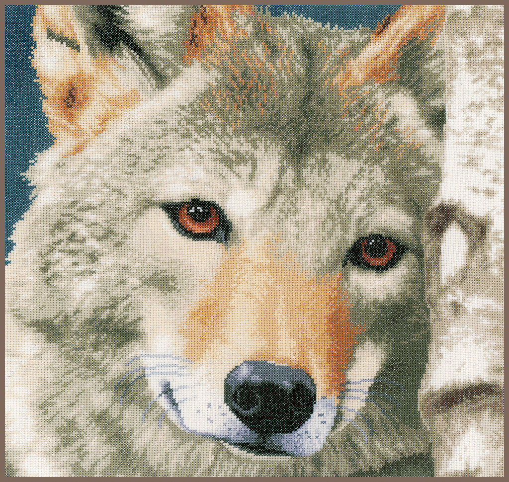 PN-0166758 Набор для вышивки крестом LanArte Wolf Волк