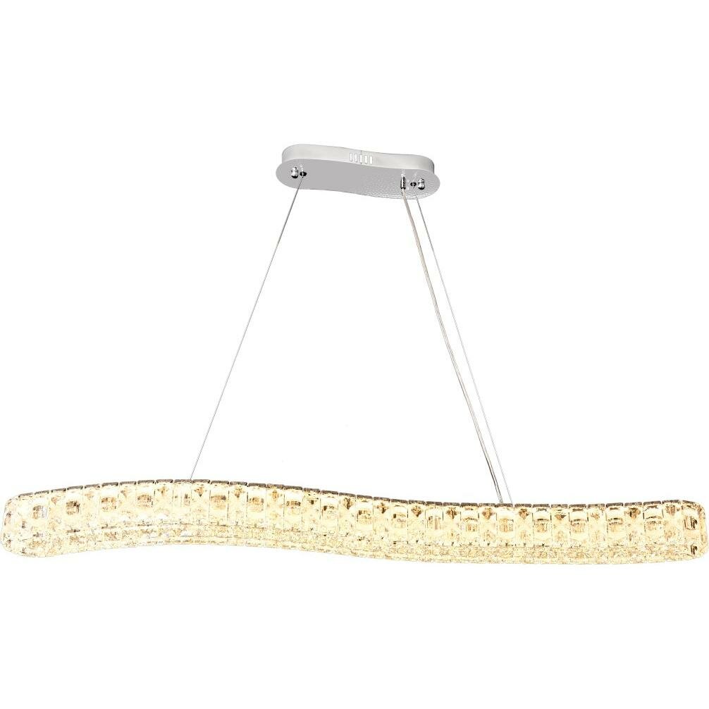 Подвесная люстра Stilfort Spayd 4021/09/12PL, LED 80 Вт, хром/прозрачный