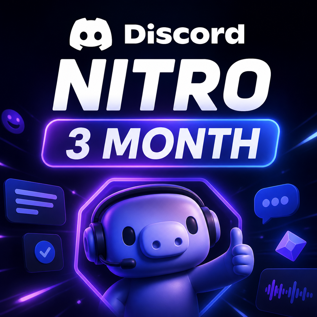 Discord Nitro — 3 месяц / подписка