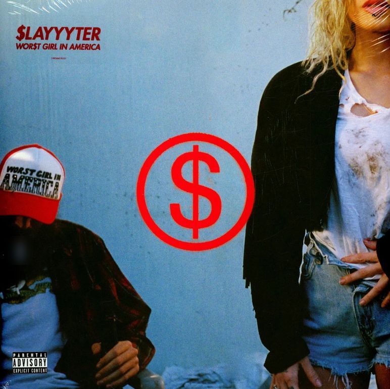 Slayyyter "Виниловая пластинка Slayyyter Wor$t Girl In America - Coke Bottle Clear"