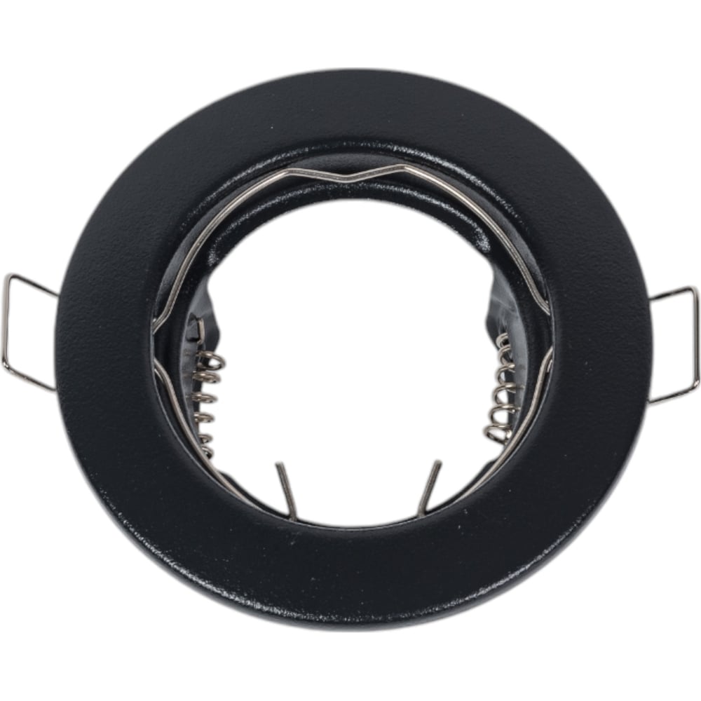 Светильник встраиваемый плоский Ecola Light MR16 DL90 GU5.3 Черный матовый 30x80 (кd74) FU1611EFY