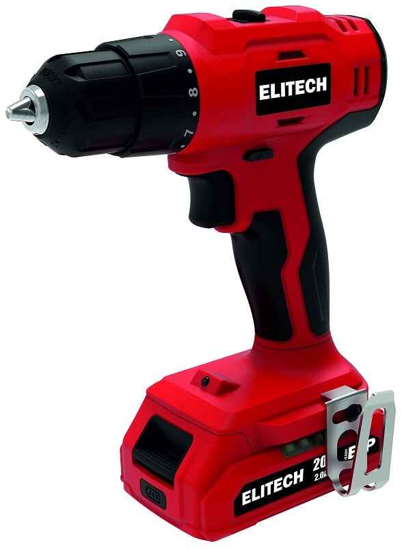 Шуруповерт аккумуляторный ELITECH ДА 202СЛ (E2201.051.01)