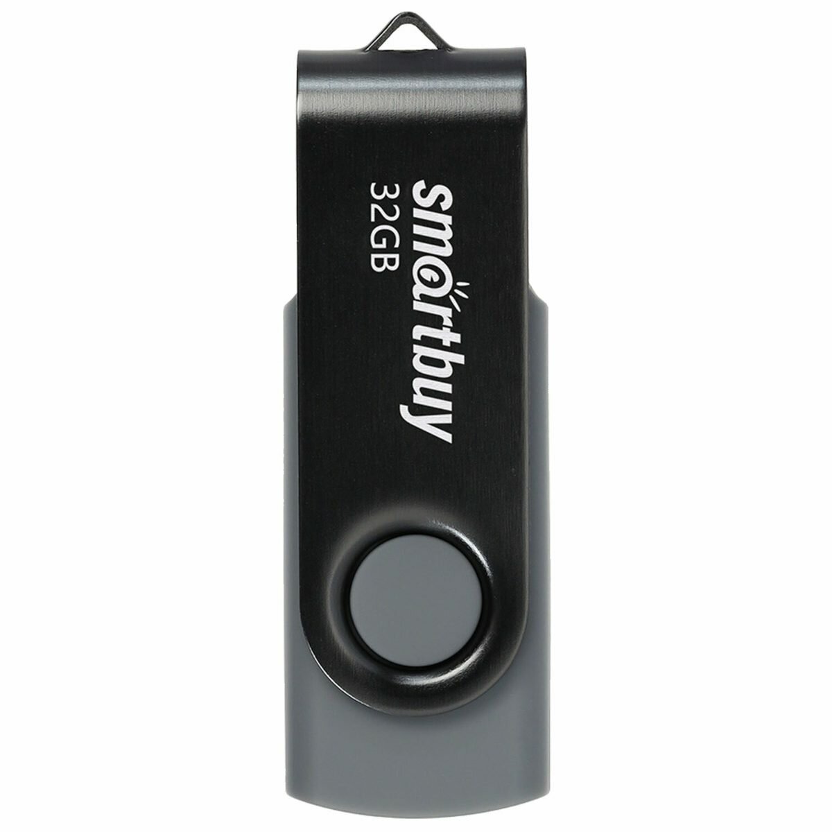 Флеш-диск 32 GB Smartbuy Twist USB 2.0, черный, SB032GB2TWK (SB032GB2TWK)