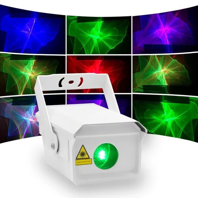 Уличный лазерный проектор северного сияния PLA01RGB белый, для новогоднего праздничного украшения дома и подсветки улицы