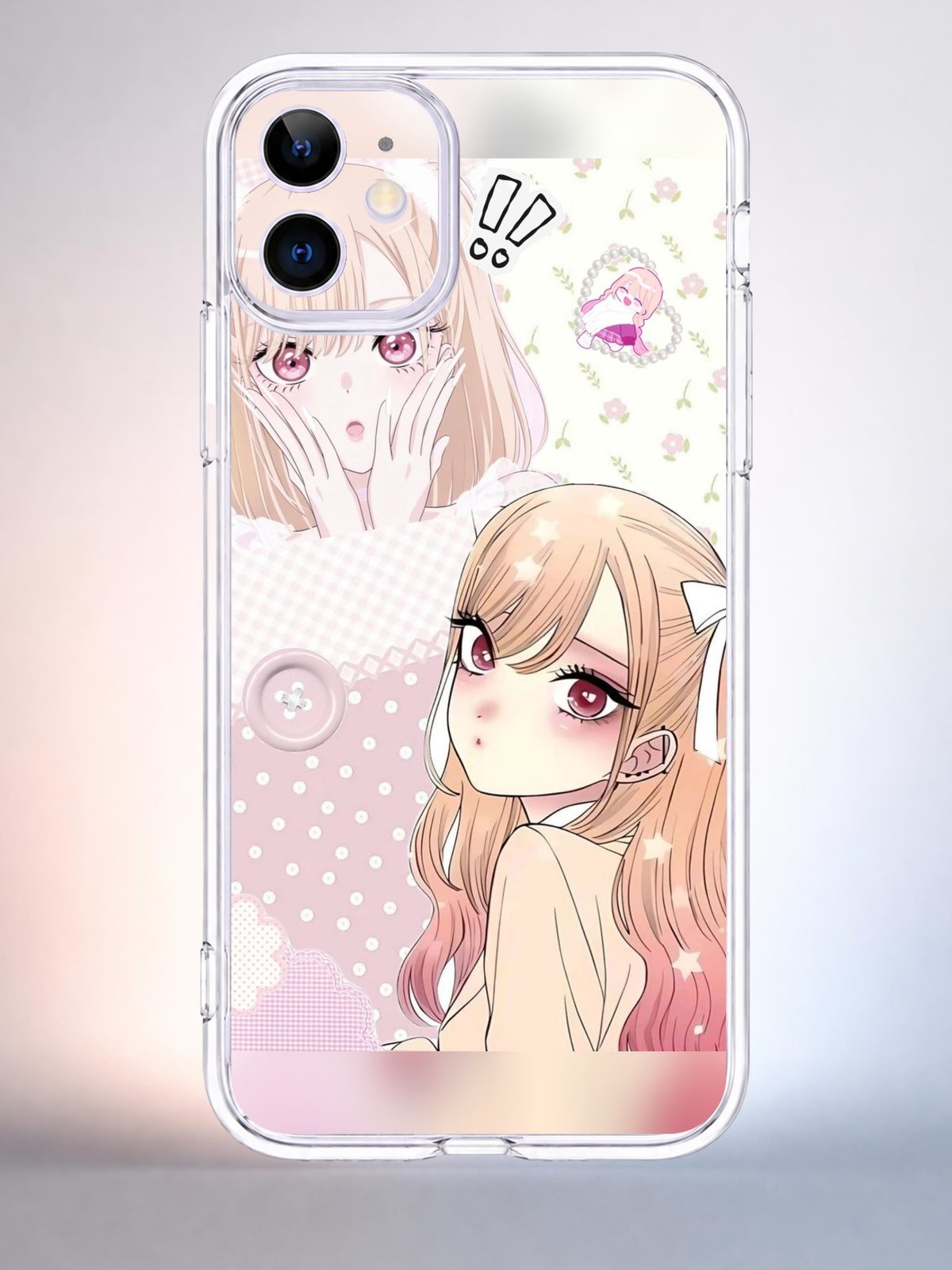 Чехол iPhone 11 Аниме девушки Y2K Indie Sleaze