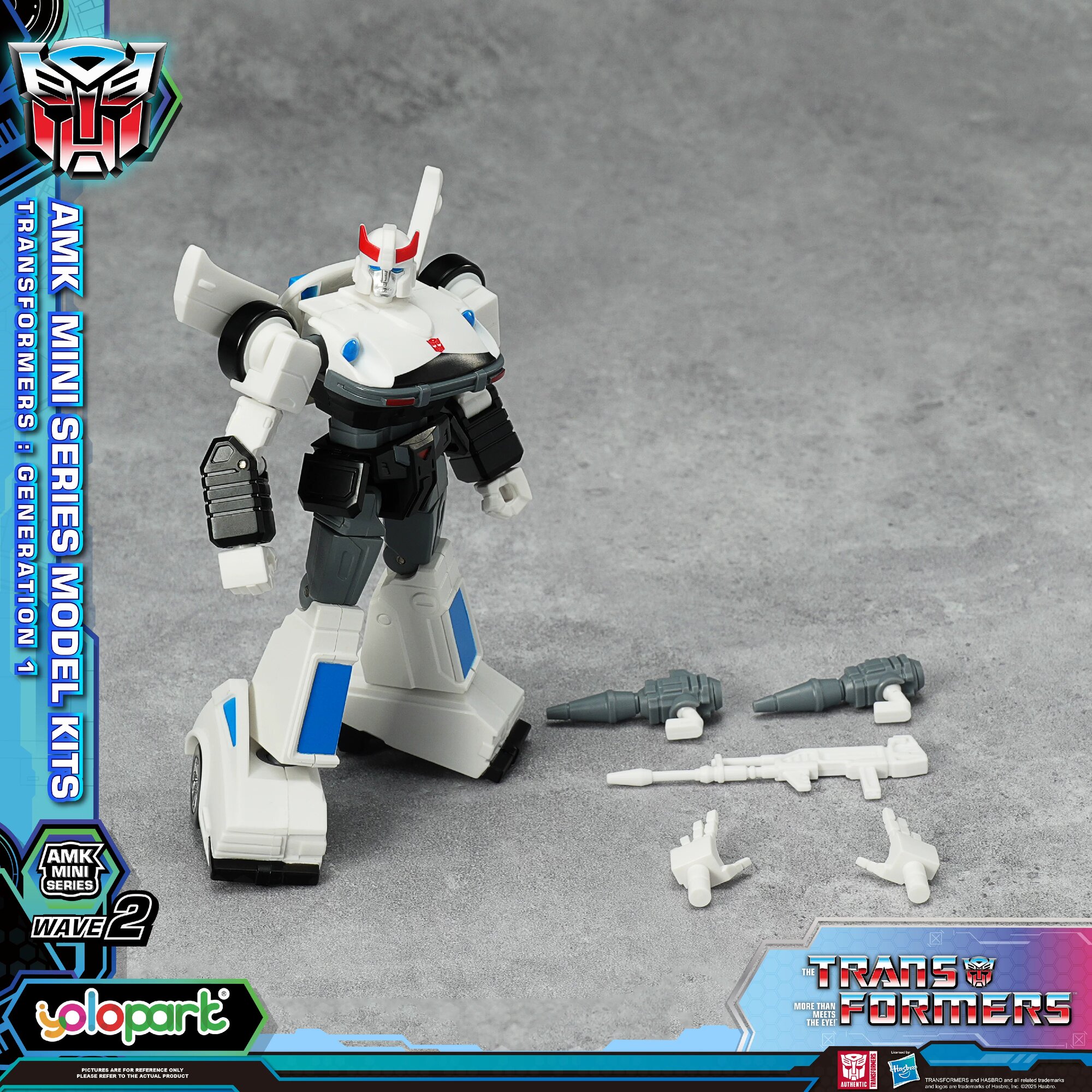 YOLOPARK Transformers G1 AMK MINI Wrecker Модель Собранная Коллекционная Игрушка 80-100 Символов