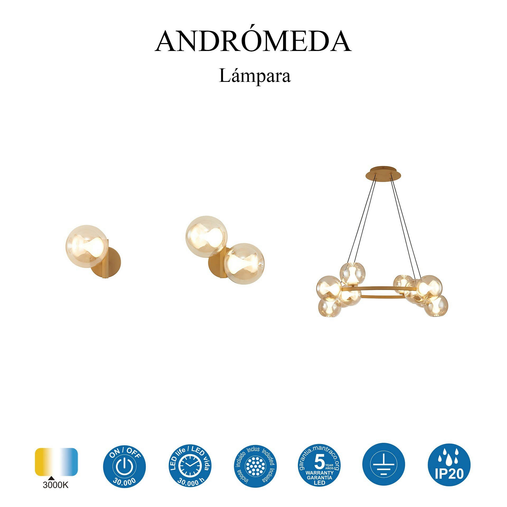 Бра Mantra Andromeda 9554 — фото 1