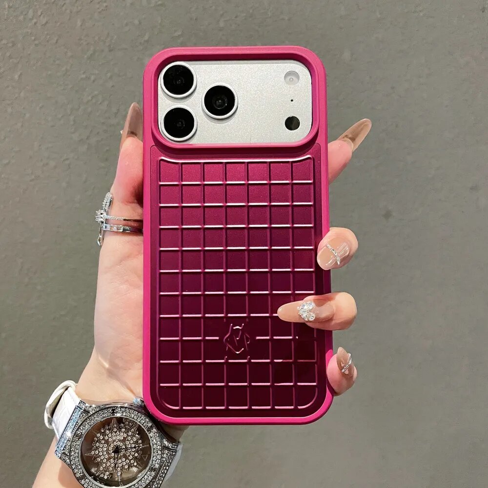Чехол RIMOWA Classic Grid для iPhone 17 Pro Max Кейс-дизайн