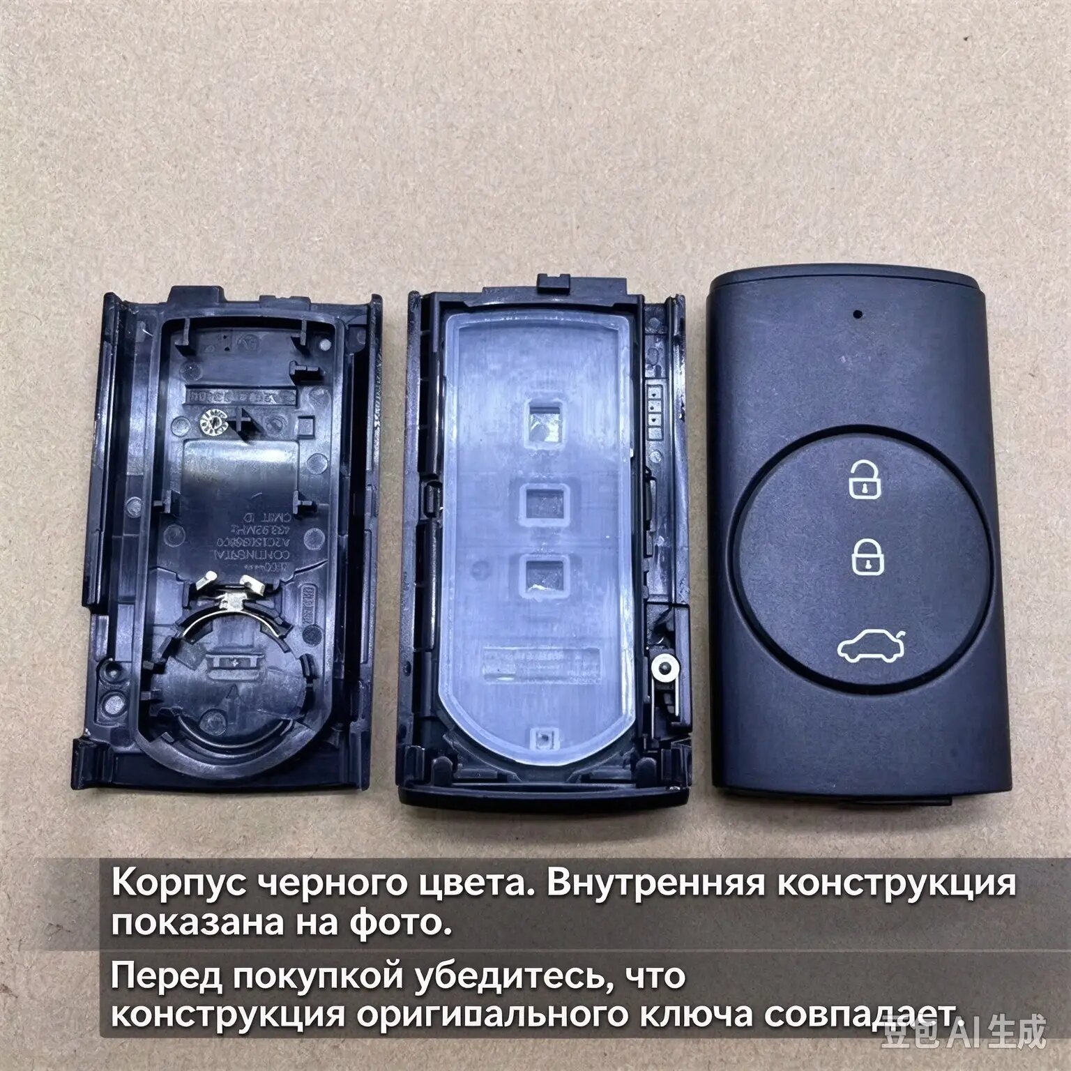Корпус для ключа Chery EXEED TX TXL LX с держателем батареи