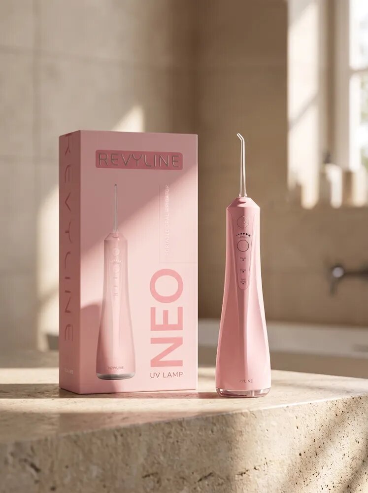 Портативный ирригатор Revyline RL 640 Neo, Pink, для зубов и брекетов