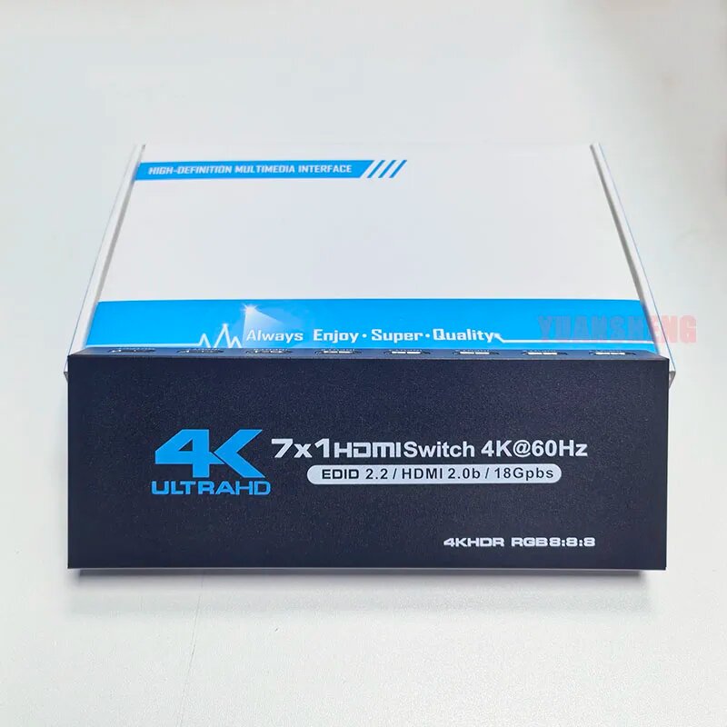 DIXSG HDMI коммутатор 7 в 1 4K EU Plug