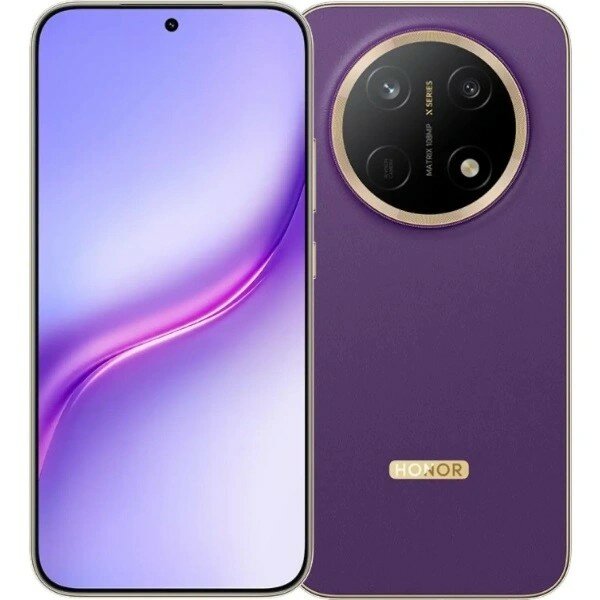 Смартфон HONOR X9e Pro 6/128 ГБ, Deep Purple, фиолетовый, экран 6.8"