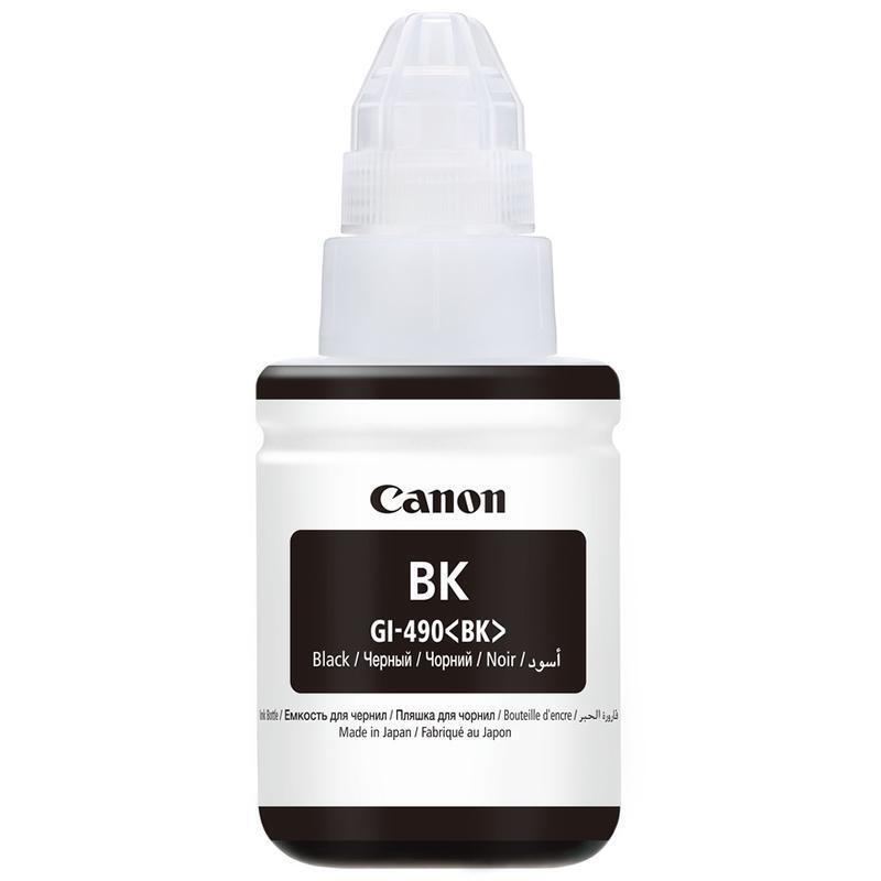 Чернила для принтера Canon GI-490 (0663C001), черные, официальная гарантия