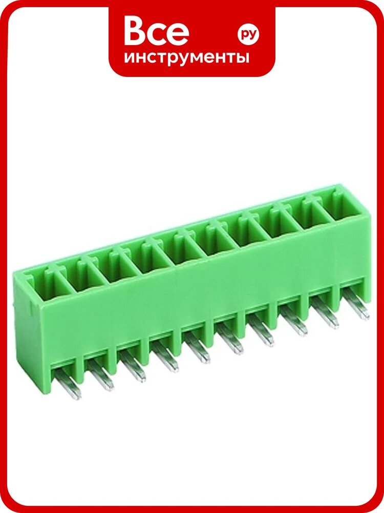 Клеммник Golten 5-контактный 3.81, угловой 15EGTRC-3.81-05P-14-00, 40 шт erp847859