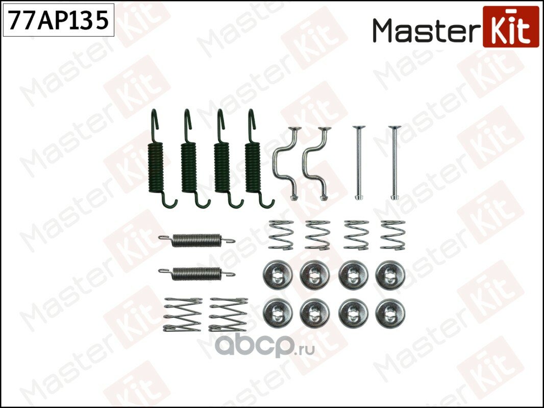 Комплект установочный тормозных колодок lexus sc 01- ls 94- is 99- gs 93-0 MasterKit 77ap135