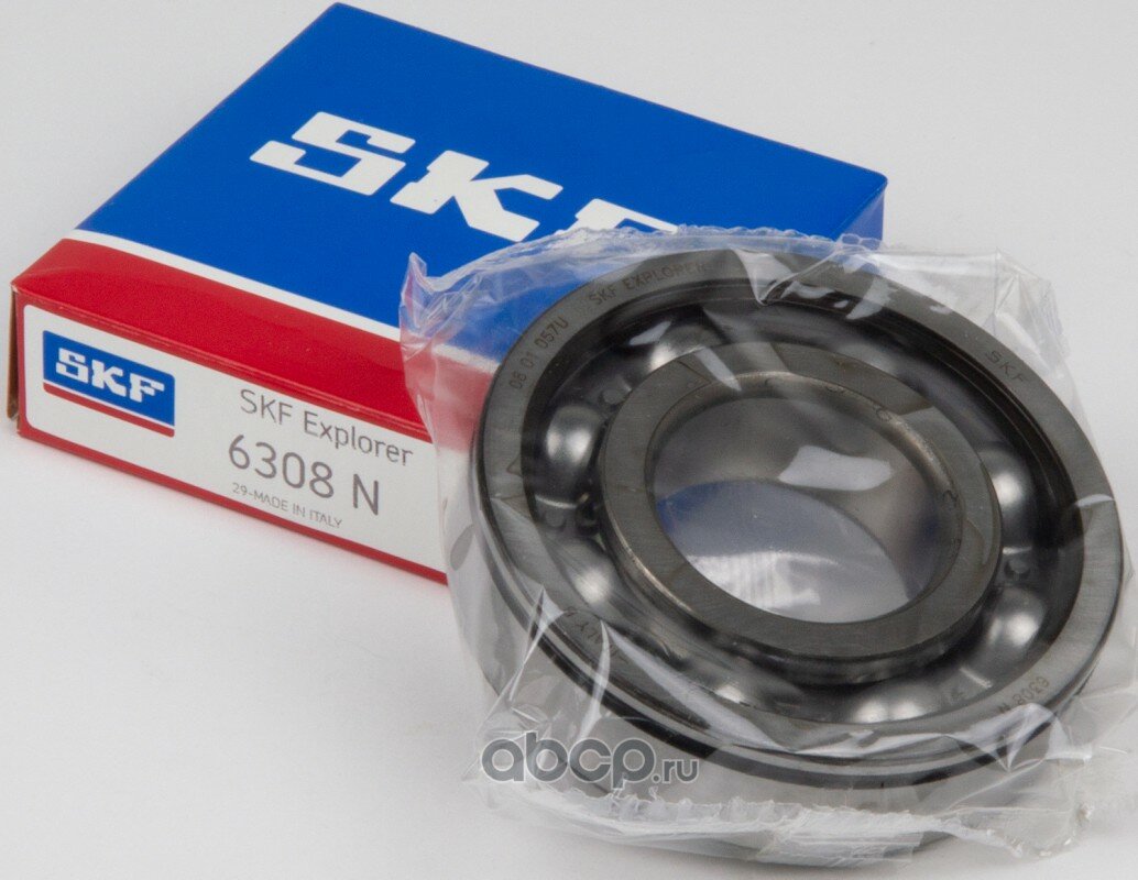 Подшипник мкпп газ газель (40x90x23 мм ) нов. образца SKF 6308N
