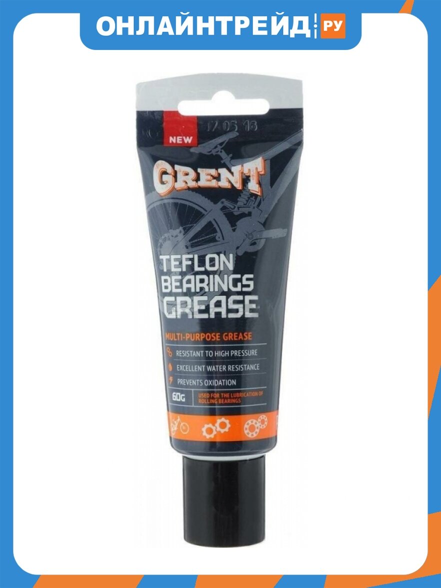 Смазка для подшипников Grent с тефлоном PTFE BEARINGS GREASE, 60гр